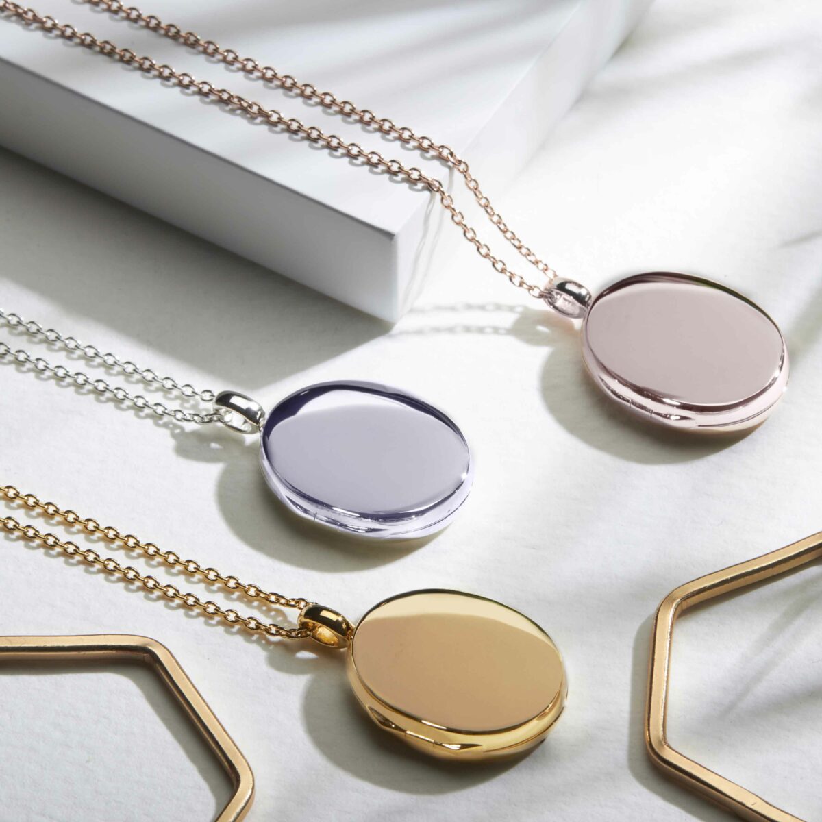 Large Oval Gold Locket Engraved For Her | Engravers Guild