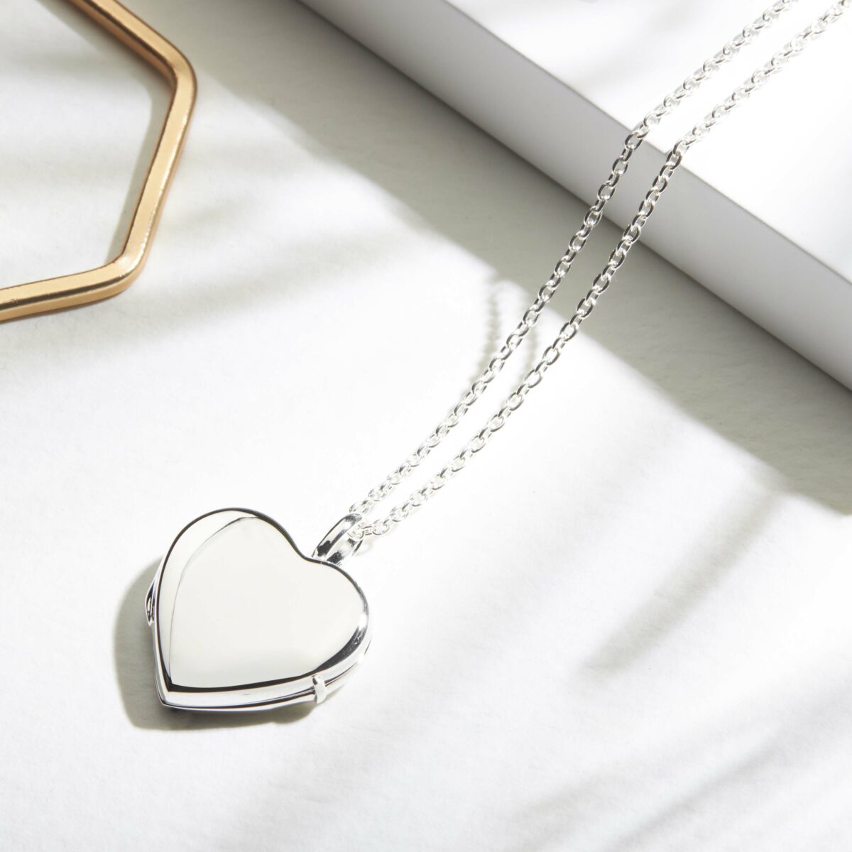 Classic Sterling Silver Personalised Heart Locket | Engravers Guild