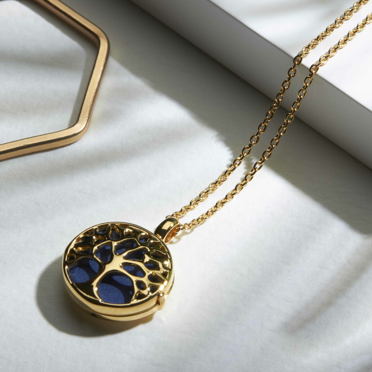 Tree of Life Gold Locket Engraved For Her UK | Engravers Guild