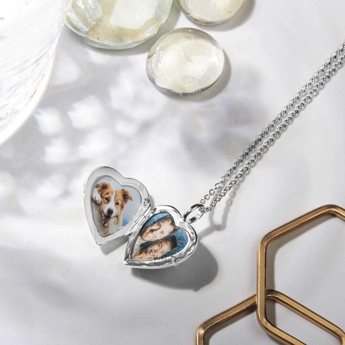 Classic Sterling Silver Personalised Heart Locket | Engravers Guild