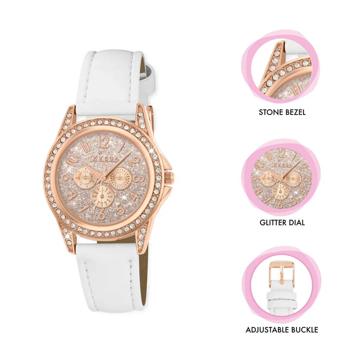 Personalised Kids Rose Gold Watch | Engravers Guild