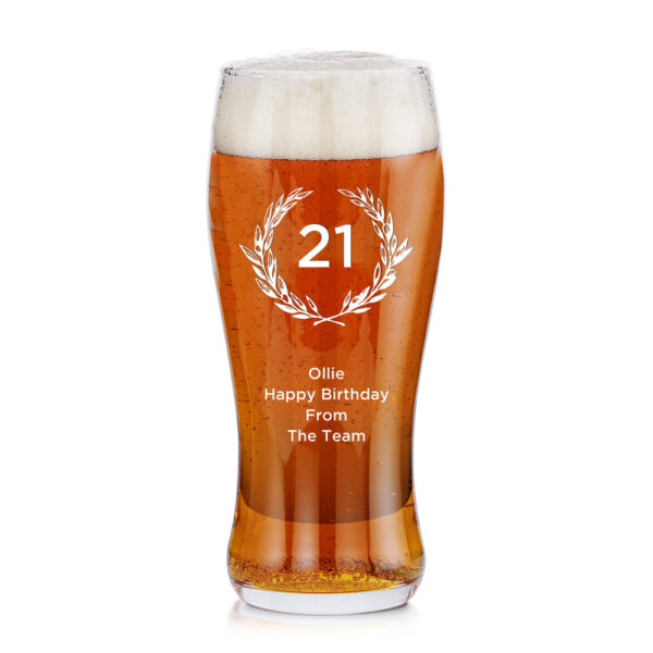 Personalised Beer Glasses Engraved UK | Engravers Guild