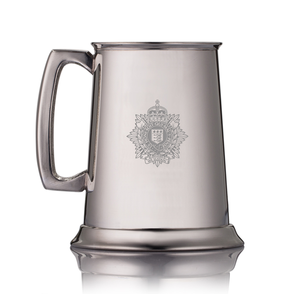 Plain Pewter Personalised Tankard Engraved | Engravers Guild of London